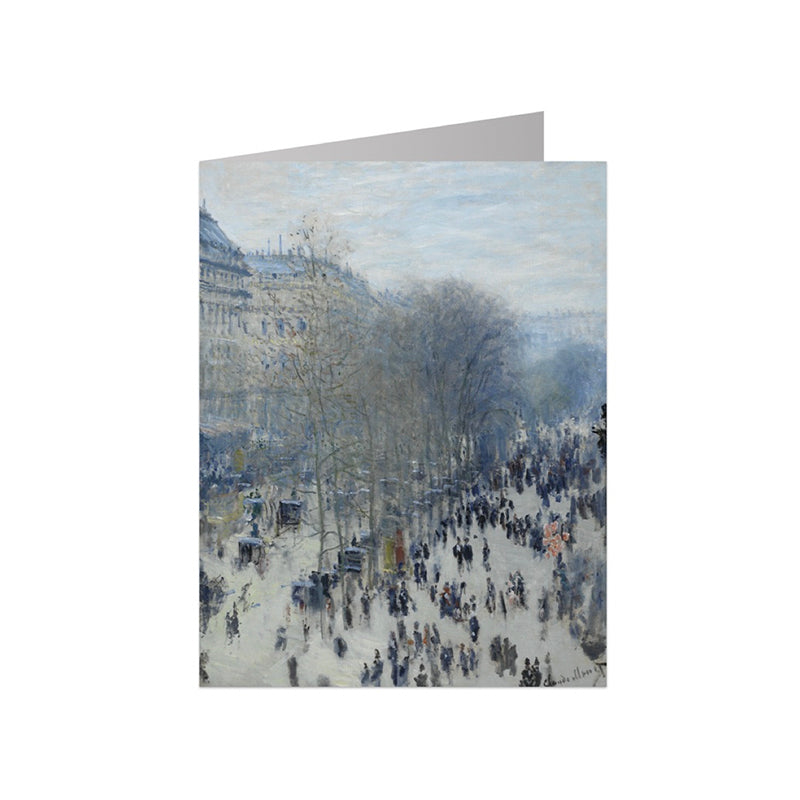 Claude Monet, Boulevard de Capucines A2 Notecard – Nelson-Atkins Museum ...